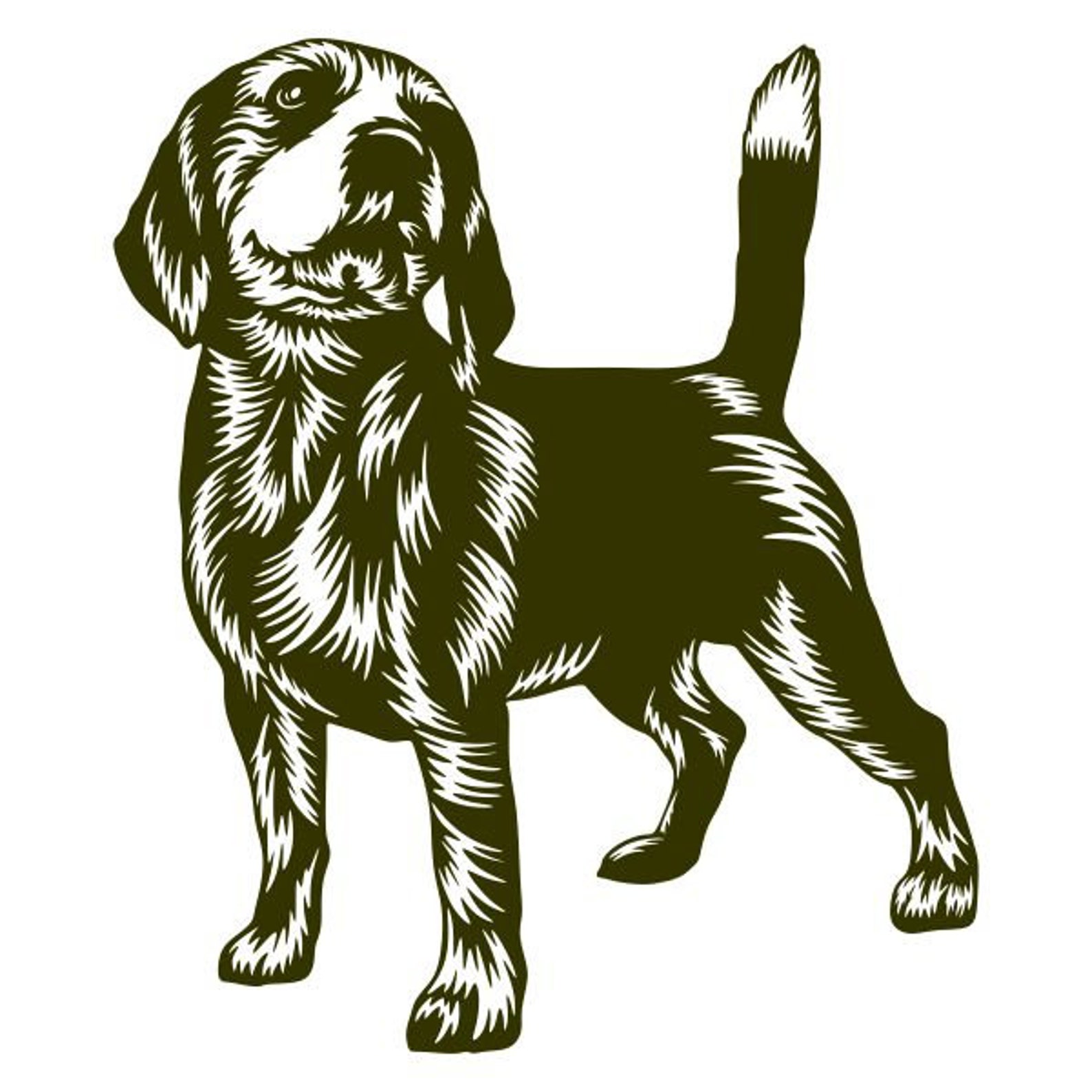 Beagle Dog Cuttable Design PNG DXF SVG & Eps File for | Etsy