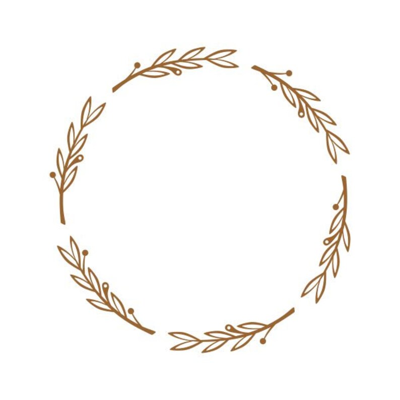Wedding Wreath Cuttable Design PNG DXF SVG & Eps File for | Etsy