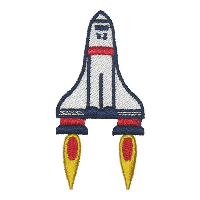 Rocket Spaceship Embroidery Design Instant Download - Etsy