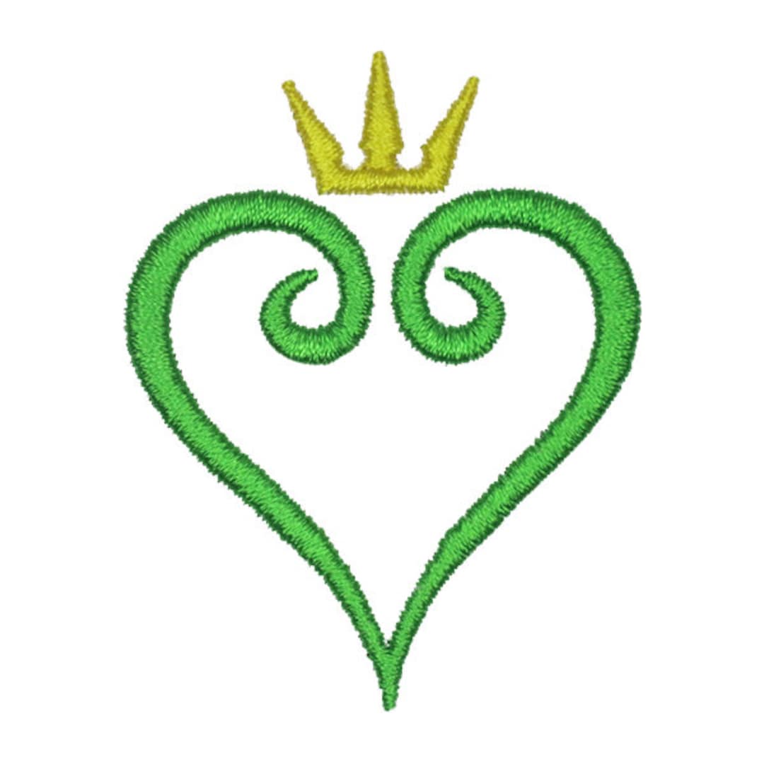 Crown Heart Machine Embroidery Design Instant Download PES DST - Etsy