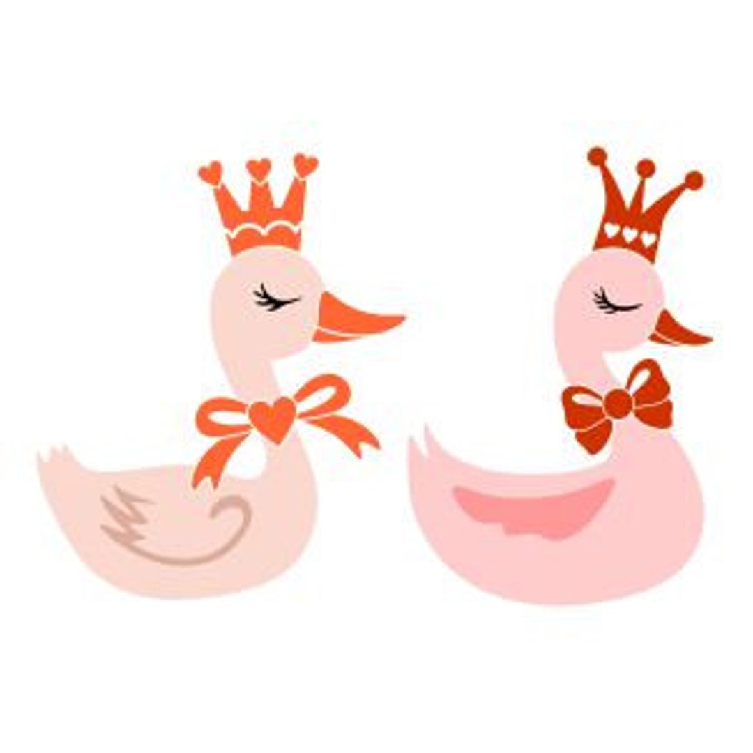 Crown Queen Duck Cuttable Design PNG DXF SVG & Eps File for - Etsy