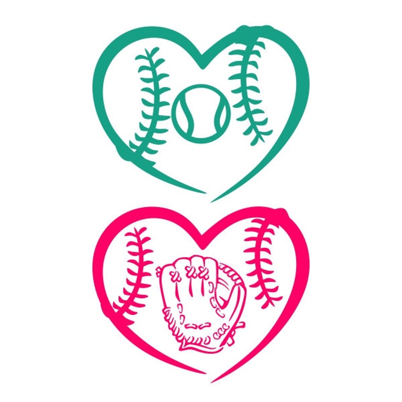 BaseBall Outline Cuttable Design PNG DXF SVG & eps File for | Etsy