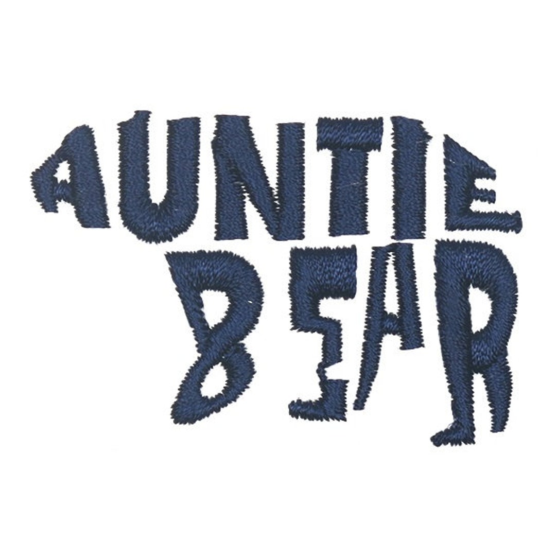 Auntie Uncle Bear Embroidery Design Instant Download - Etsy