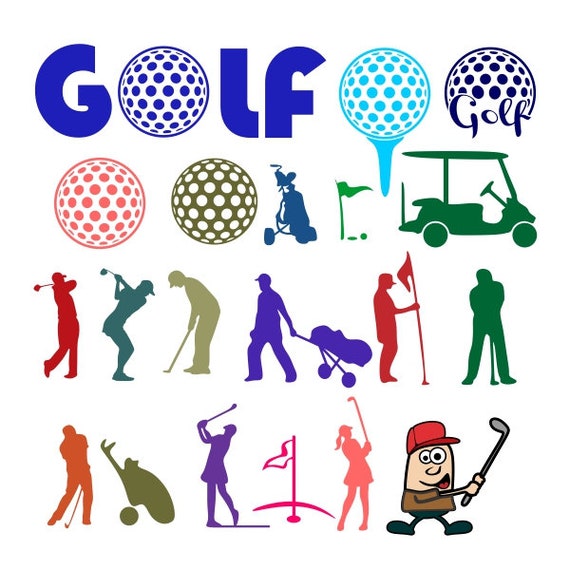 Golf Pack Cuttable Design PNG DXF SVG & Eps File for - Etsy