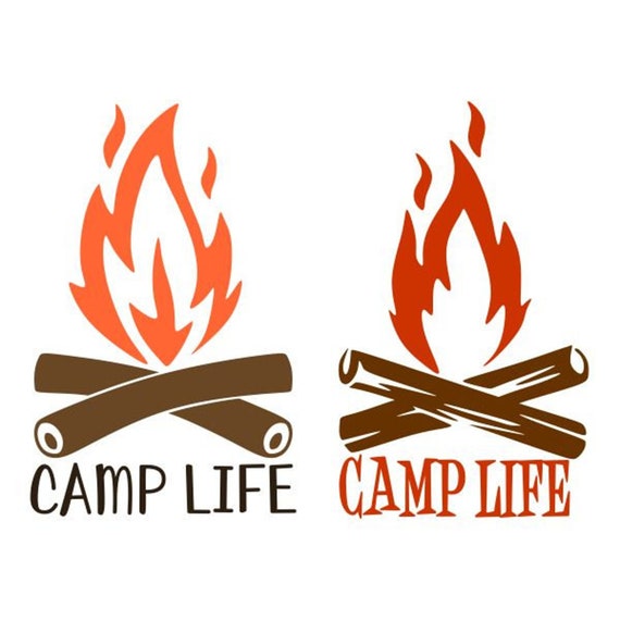 Camping Camp Life Cuttable Design PNG DXF SVG & Eps File for | Etsy