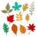 Autumn Leaves Pack Cuttable Design PNG DXF SVG & Eps File for ...