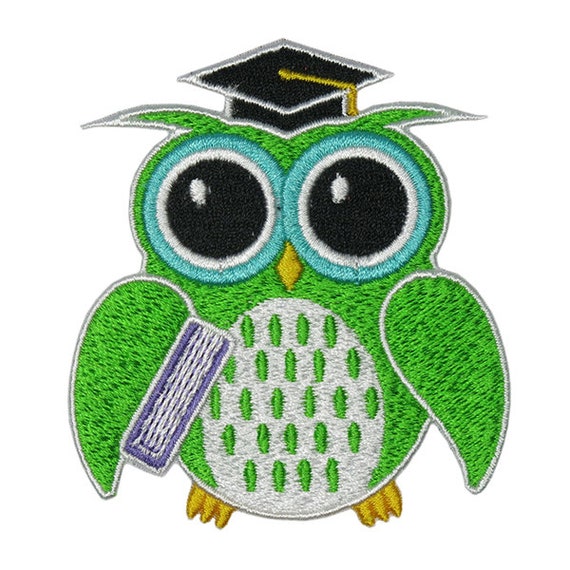 Graduation Owl Embroidery Design Instant Download - Etsy