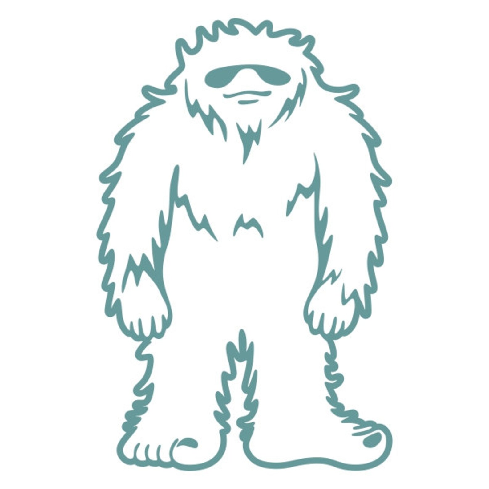 Sasquatch Cuttable Design PNG DXF SVG & Eps File for - Etsy