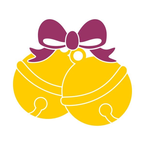 Christmas Jingle Bell Cuttable Design PNG DXF SVG & Eps File | Etsy