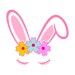 Easter Bunny Face Cuttable Design PNG DXF SVG & Eps File for Silhouette ...