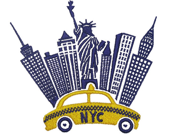 New York City Street Embroidery Design - Instant Download - Etsy
