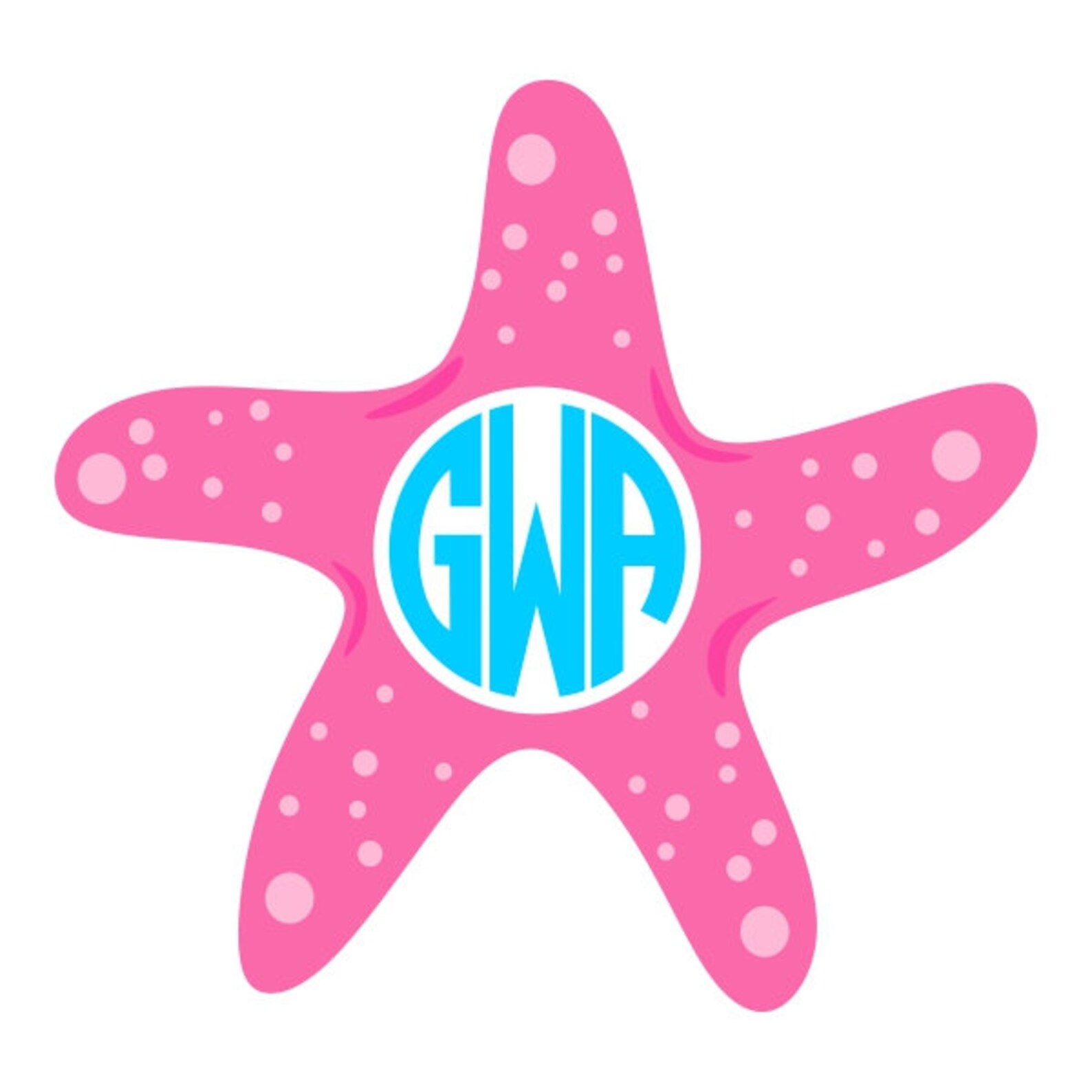Starfish Frame Cuttable Design PNG DXF SVG & Eps File for | Etsy