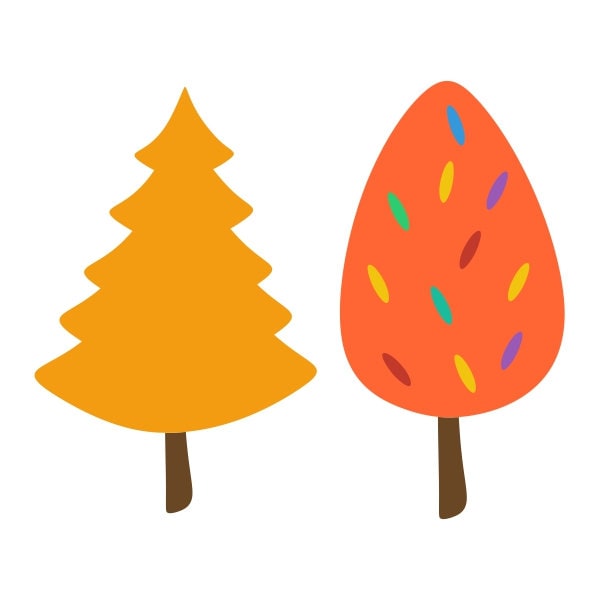 Autumn Tree Pack Cuttable Design PNG DXF SVG & Eps File for - Etsy