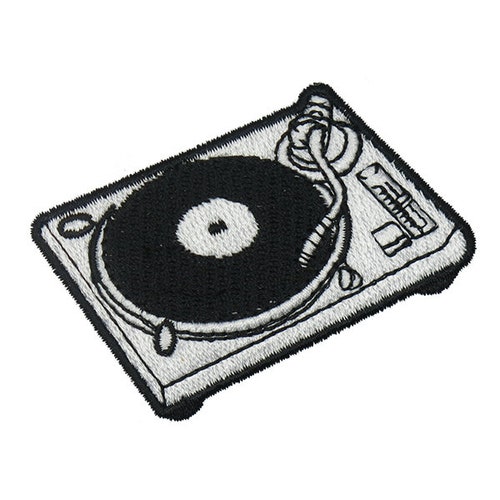 Turntable Vinyl Disc Player Embroidery Design Instant - Etsy
