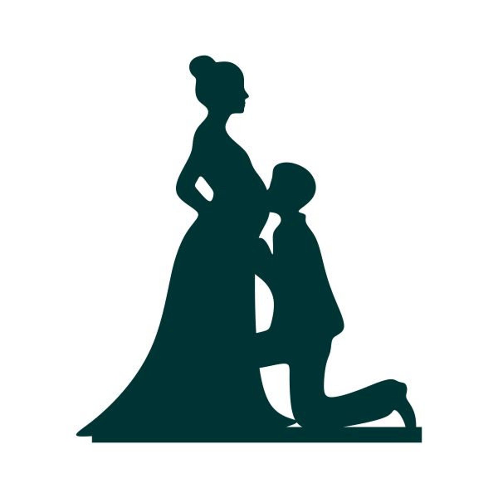 Pregnant Bride and and Groom Cuttable Design PNG DXF SVG & Eps - Etsy