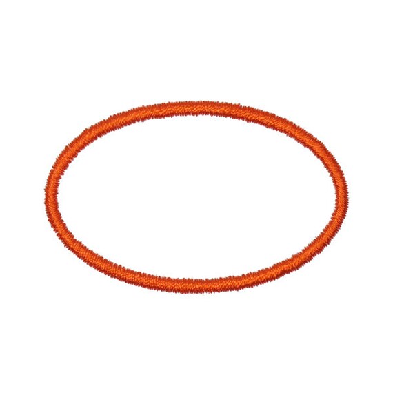 Oval Embroidery Design Instant Download | Etsy
