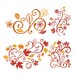 Fall Leaves Accents Cuttable Design PNG DXF SVG & Eps File for | Etsy