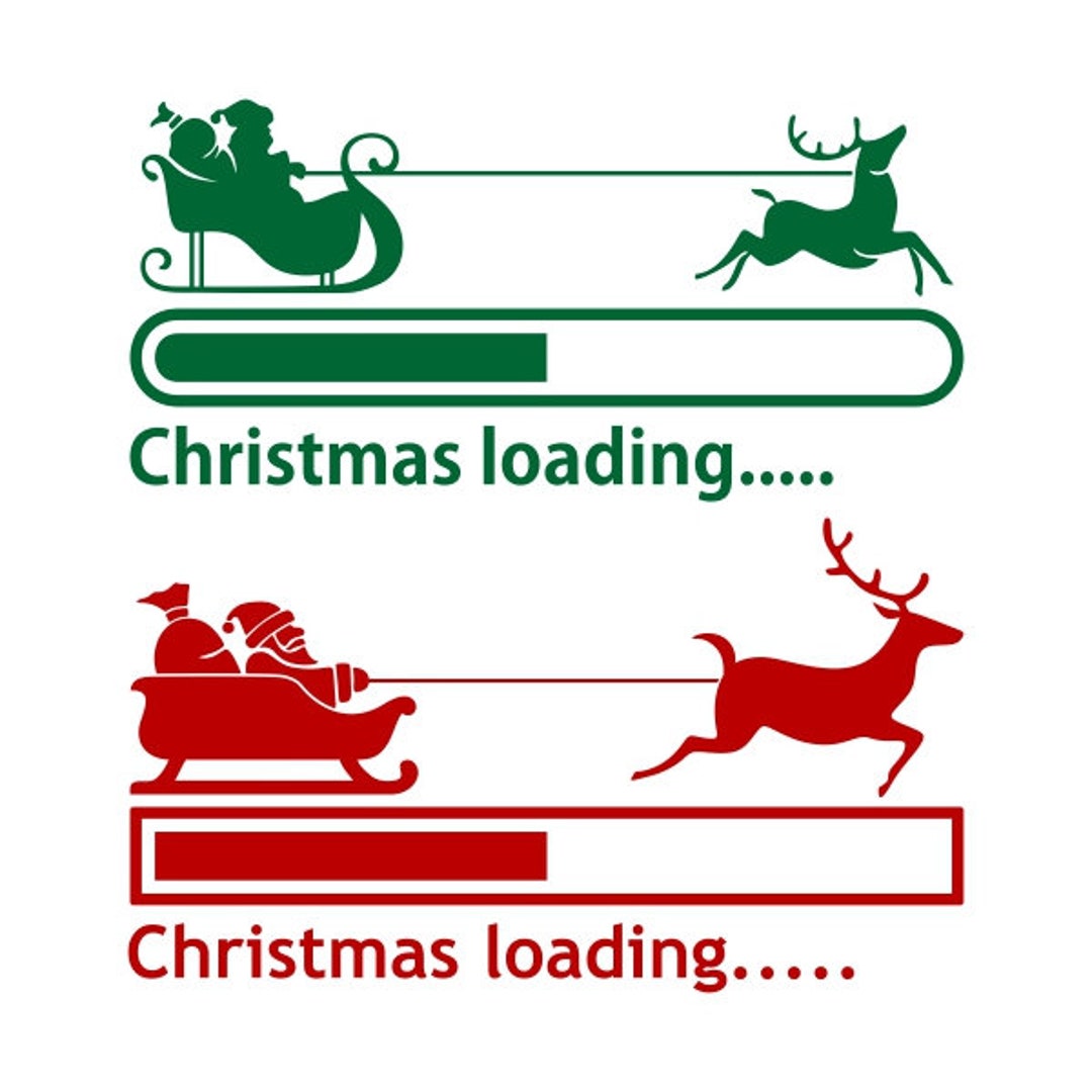 Christmas Loading Cuttable Design PNG DXF SVG & Eps File for Silhouette ...