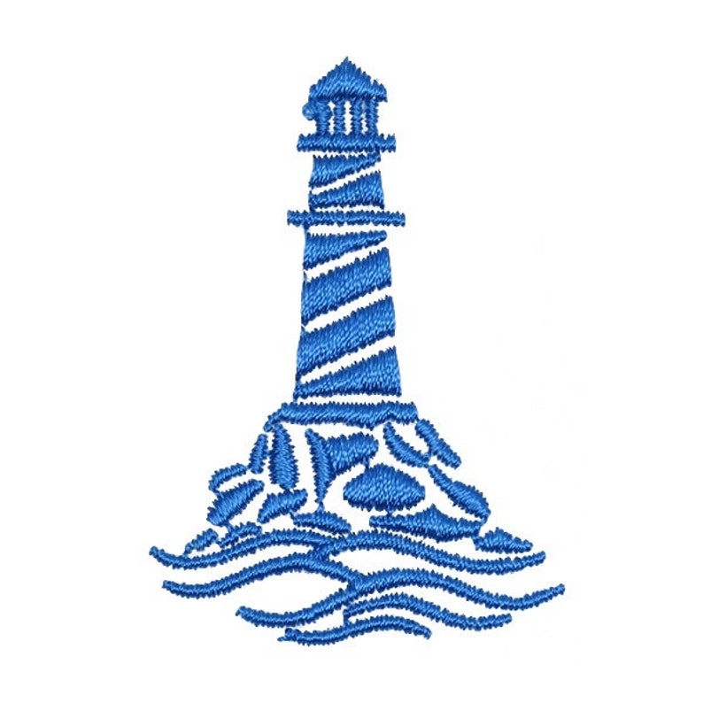 Lighthouse Embroidery Design Instant Download - Etsy