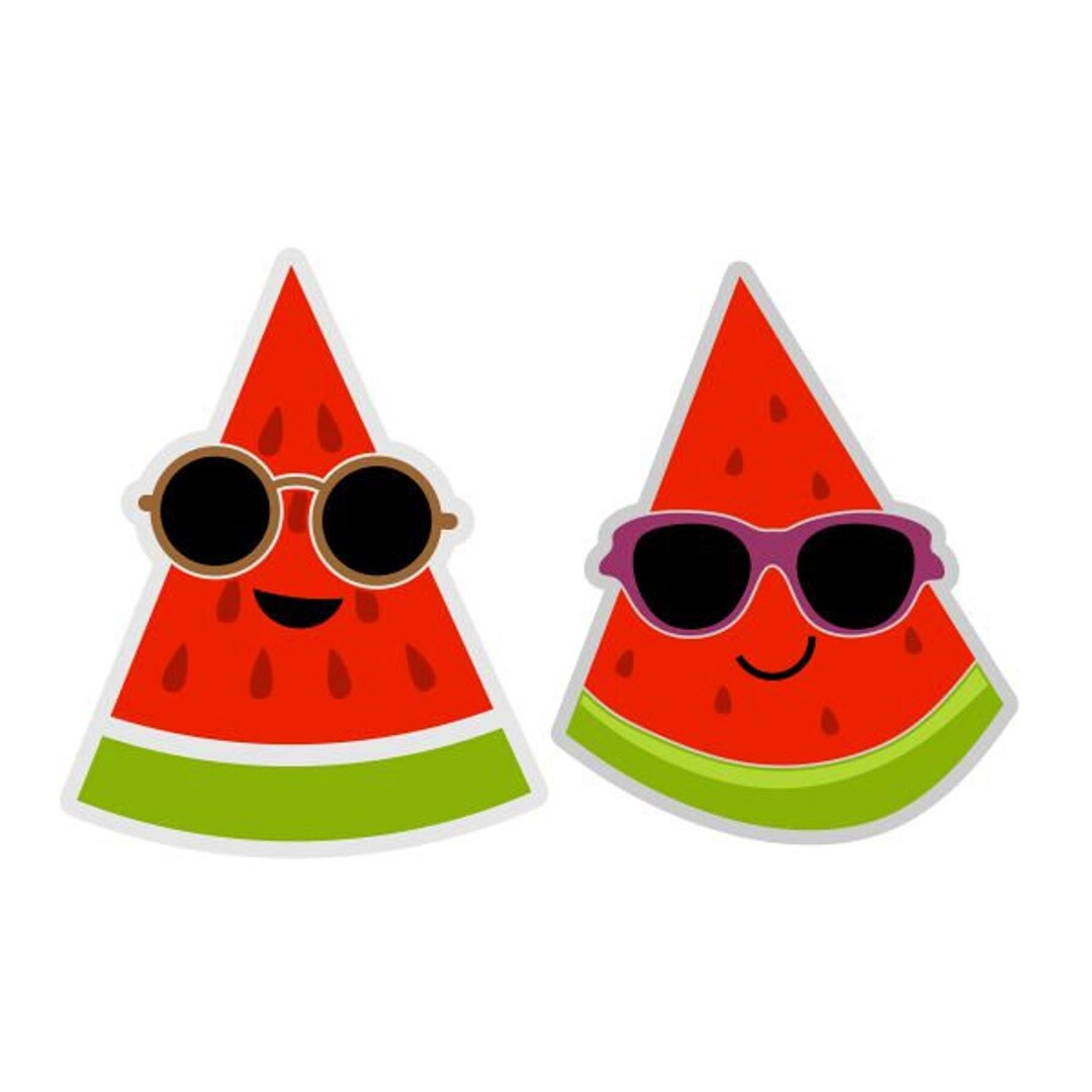 Sweet Watermelon Summer Sunglasses Southern Cuttable Design PNG DXF SVG ...