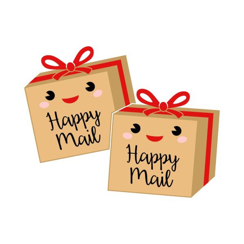 Happy Mail Cuttable Design PNG DXF SVG & Eps File for | Etsy