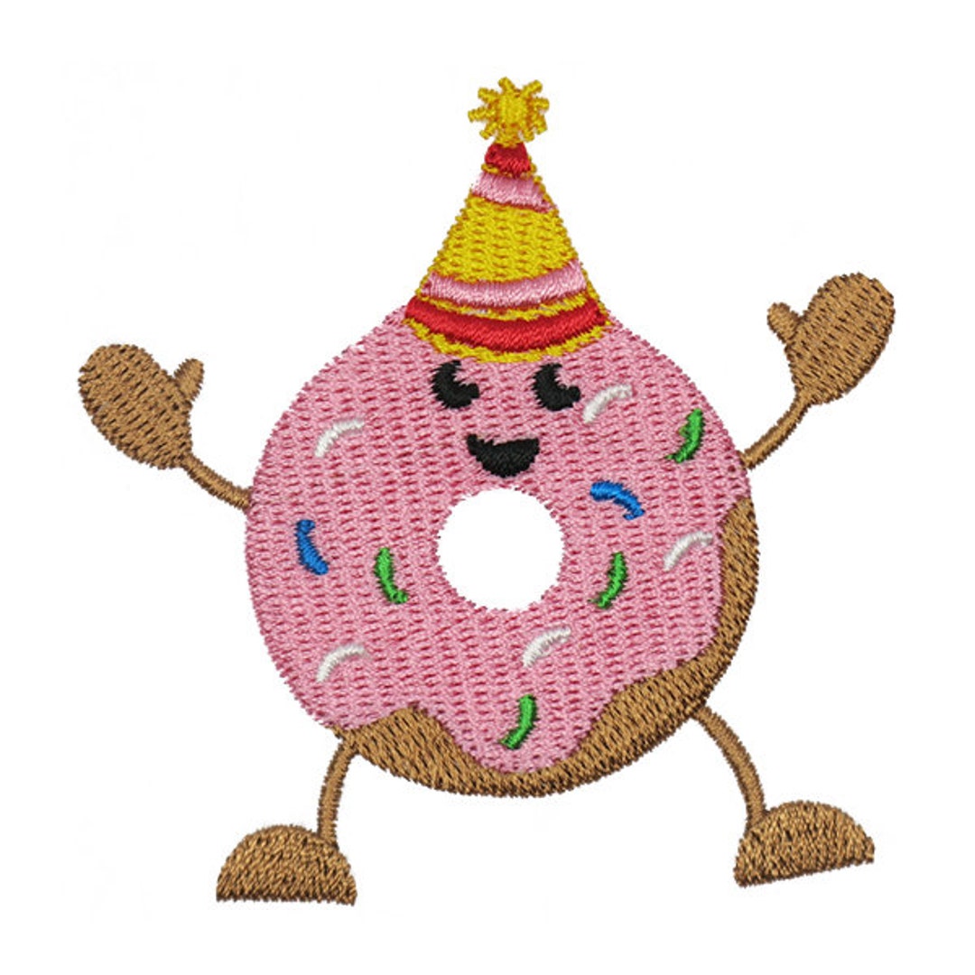 Donut Party Embroidery Design Instant Download - Etsy