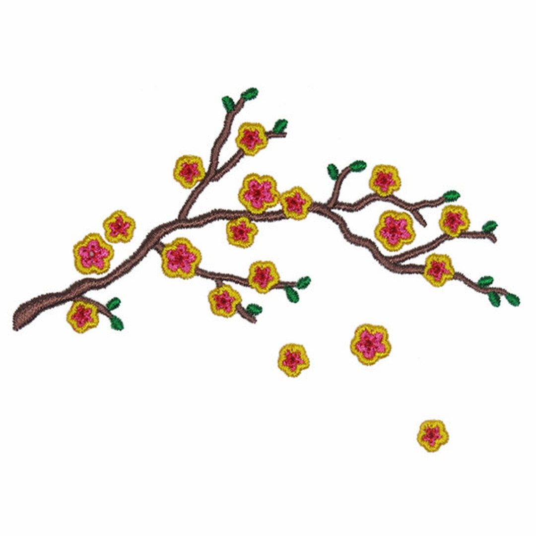 Cherry Blossom Embroidery Design INSTANT DOWNLOAD - Etsy