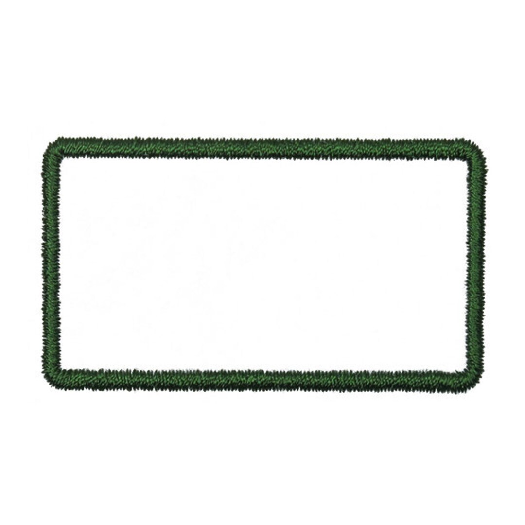 Rounded Rectangle Embroidery Design Instant Download - Etsy