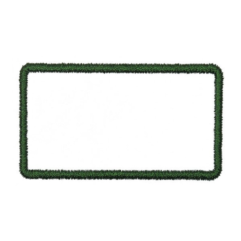 Rounded Rectangle Embroidery Design Instant Download - Etsy