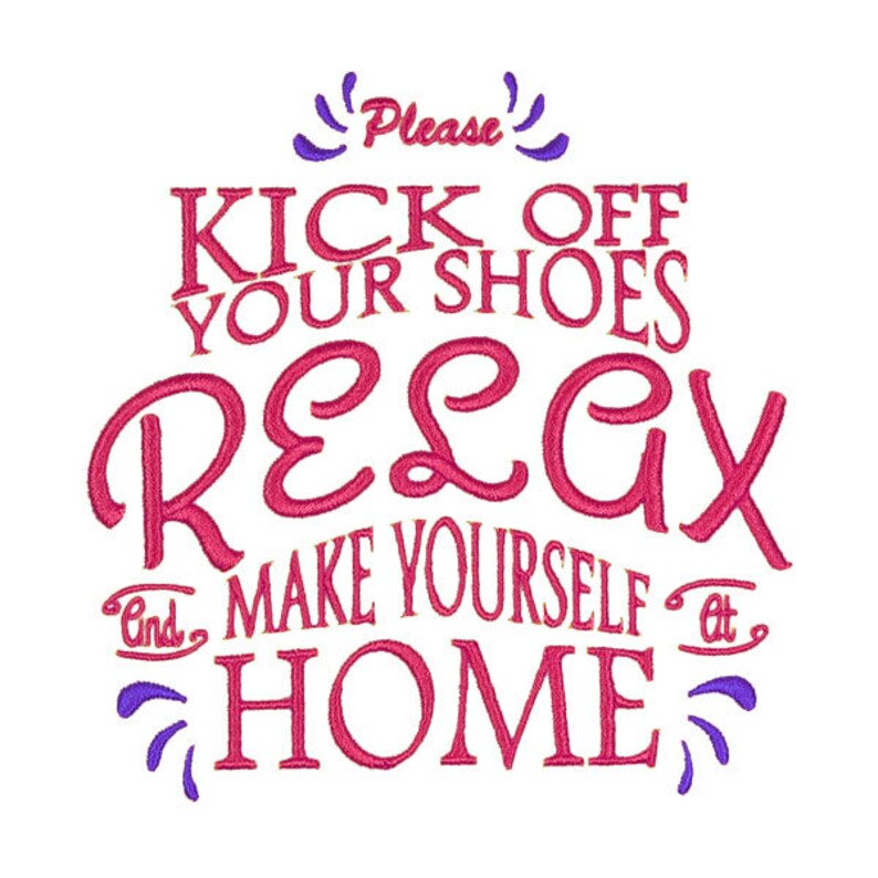 Kick off Your Shoes Embroidery Design Instant Download - Etsy