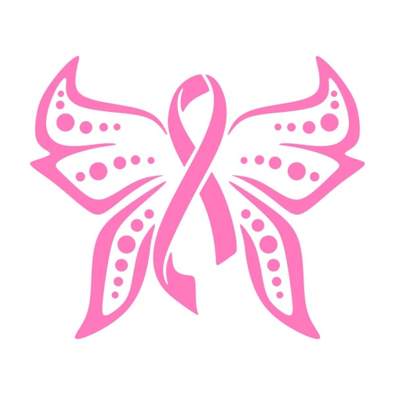 Pink Ribbon Cuttable Design PNG DXF SVG & Eps File for - Etsy Canada