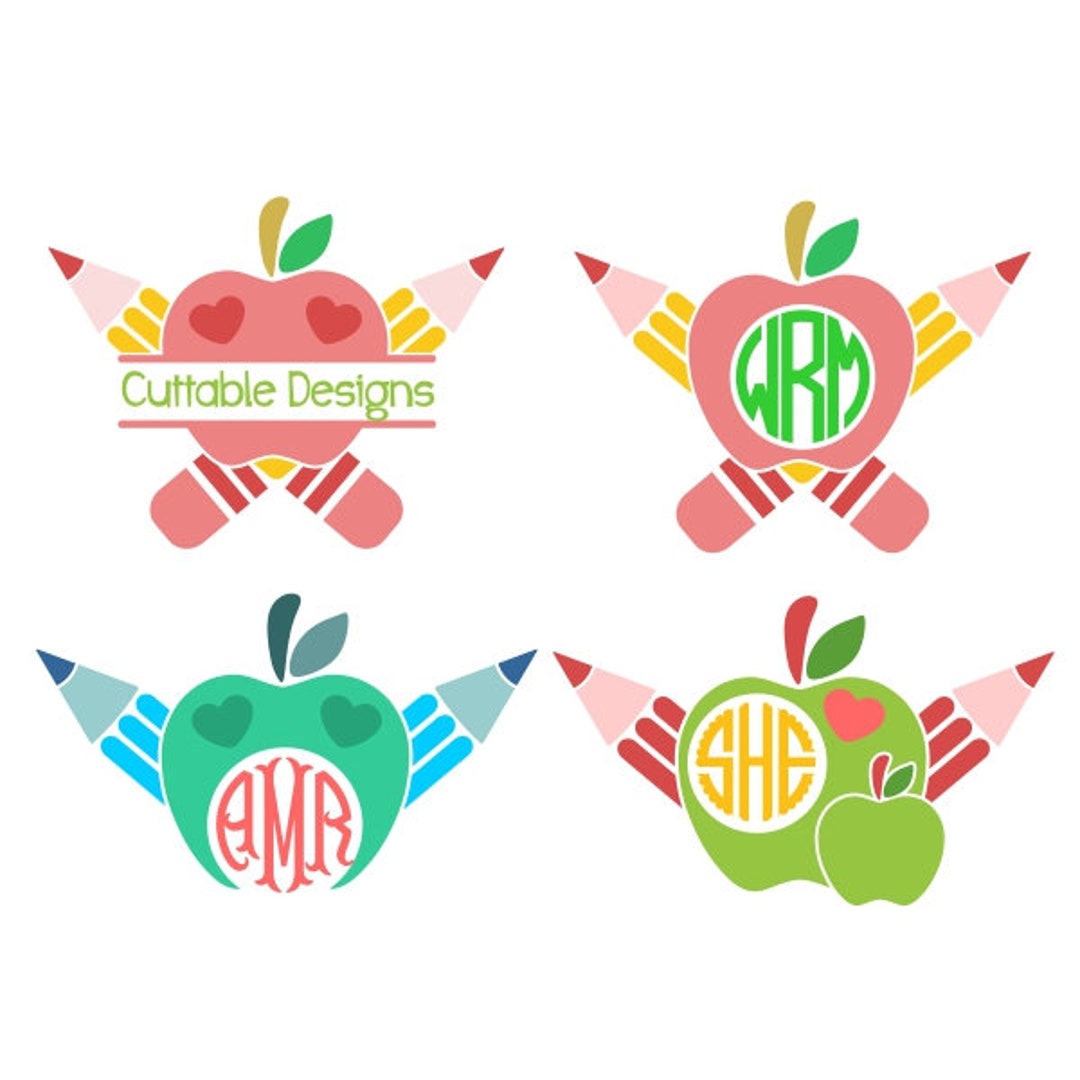 Apple Pencil Frame Cuttable Design PNG DXF SVG & Eps File for ...