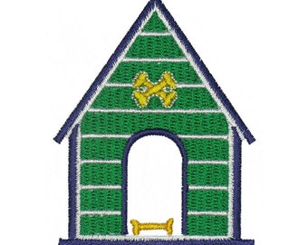 Dog House Machine Embroidery Design, Embroidery Designs, Embroidery ...