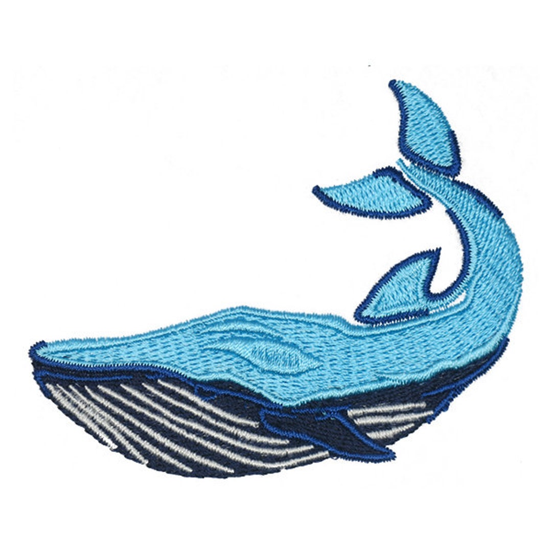 Humpback Whale Embroidery Design - Instant Download - Etsy