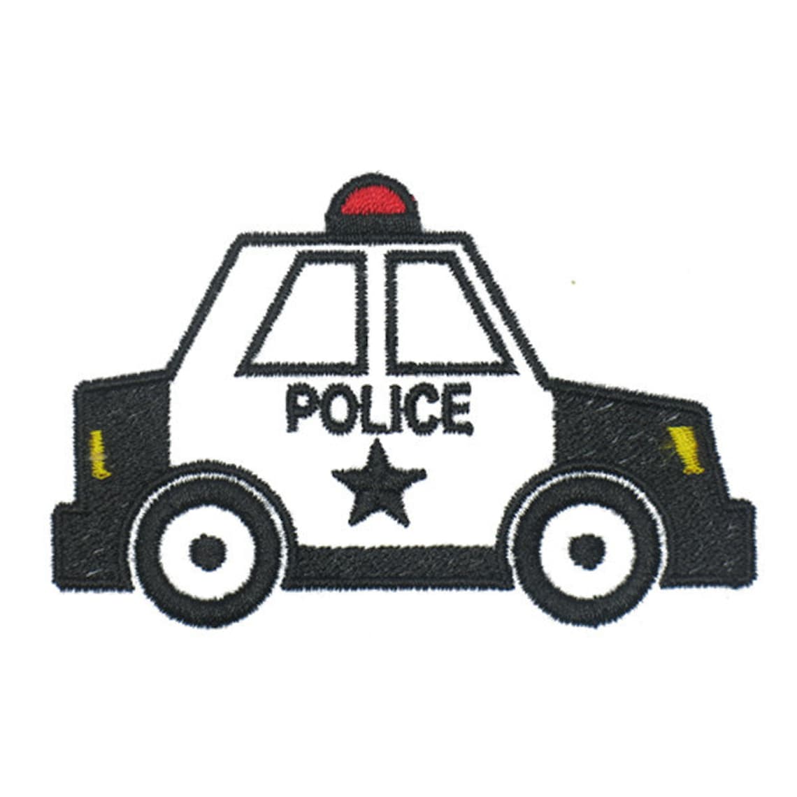 Police Car Embroidery Design Instant Download - Etsy