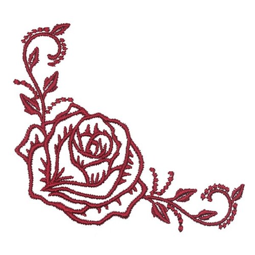 Rose Embroidery Design INSTANT DOWNLOAD | Etsy