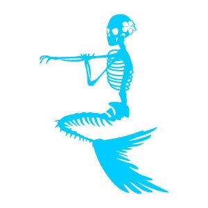 Mermaid Skeleton Cuttable Design PNG DXF SVG & Eps File for Silhouette ...