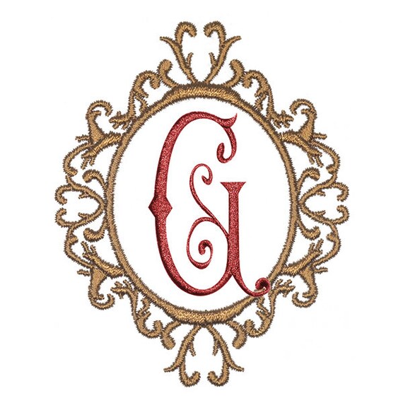 Baroque Embroidery Frame Instant Download | Etsy