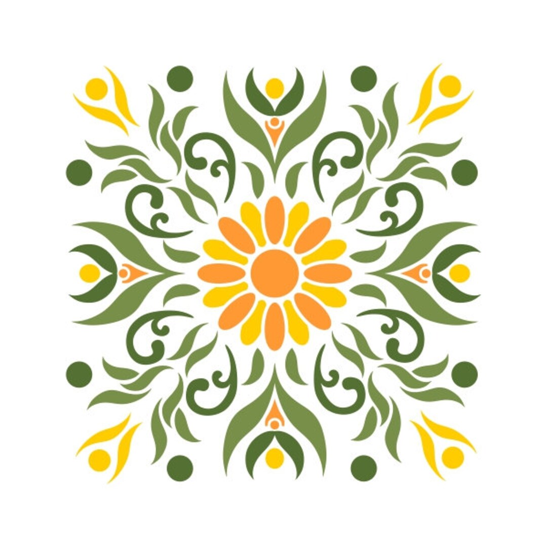 Square Decor Cuttable Design PNG DXF SVG & Eps File for Silhouette ...