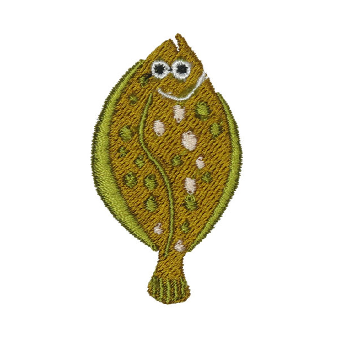Halibut Fish Embroidery Design Instant Download - Etsy