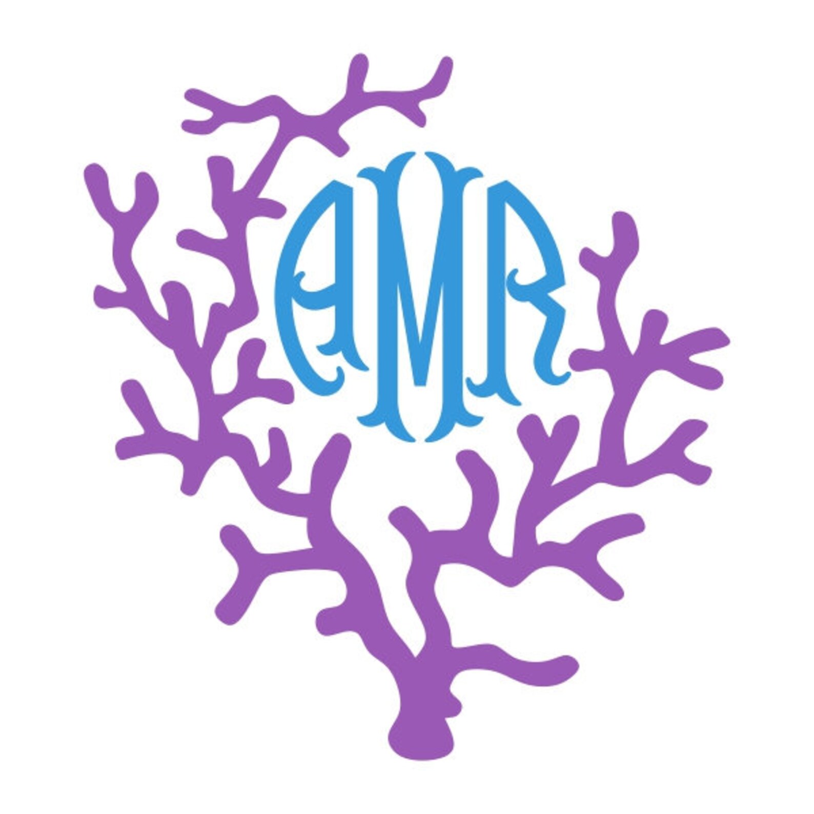 Coral Frame Cuttable Design PNG DXF SVG & Eps File for - Etsy