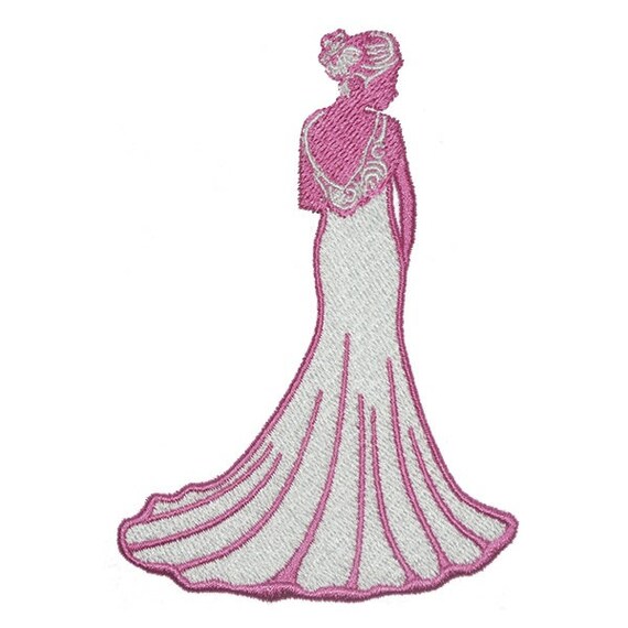 Bride Embroidery Design Instant Download - Etsy