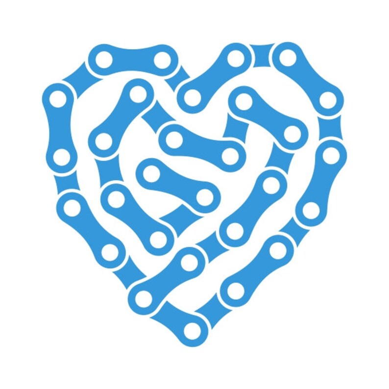 Bike Chain Cuttable Design PNG DXF SVG & Eps File for - Etsy