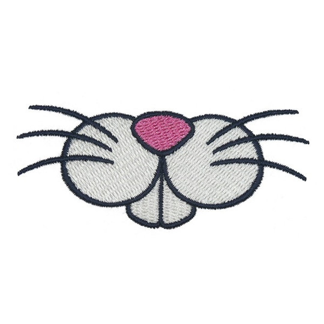 Bunny Nose Embroidery Design Instant Download - Etsy
