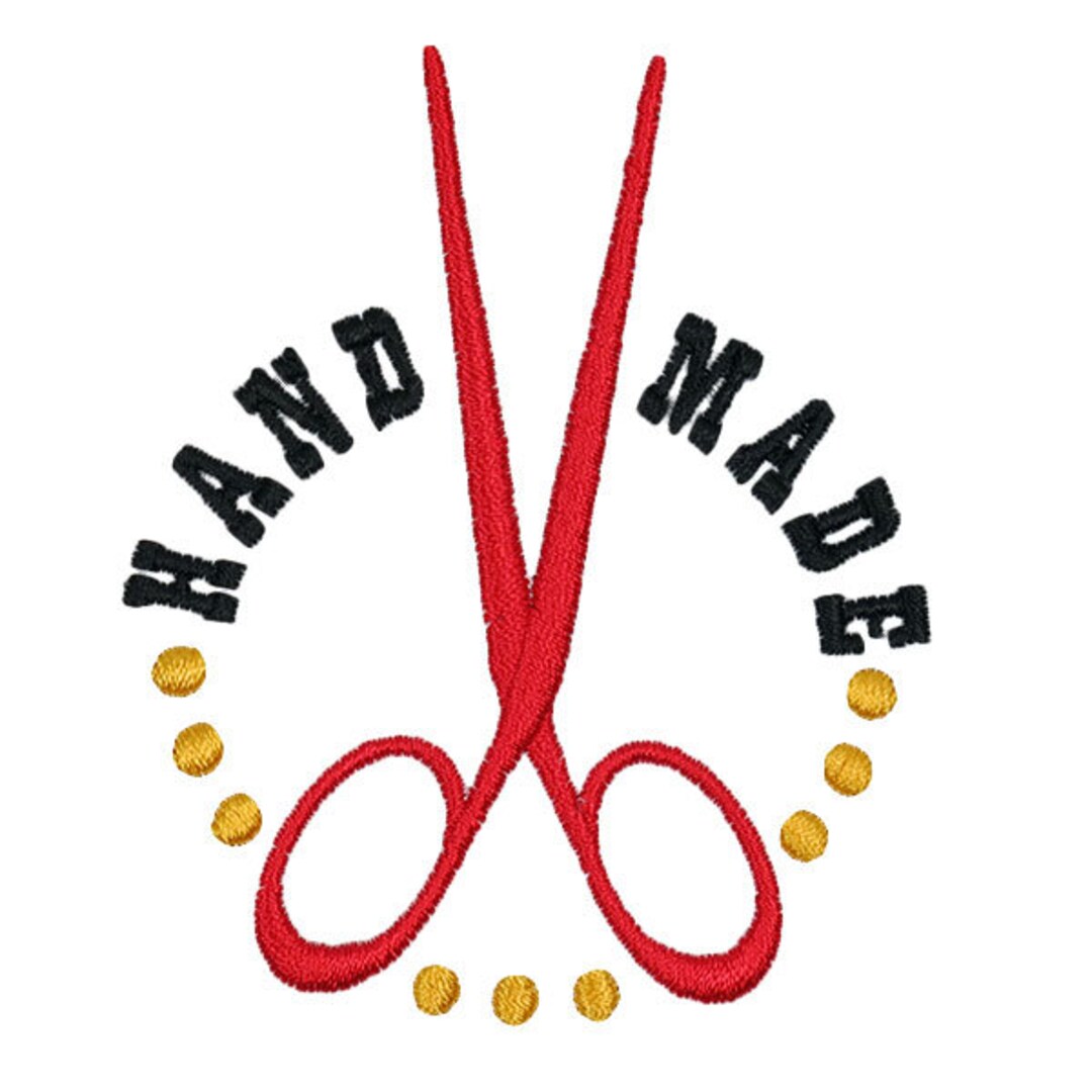 Handmade Scissors Embroidery Design Instant Download - Etsy