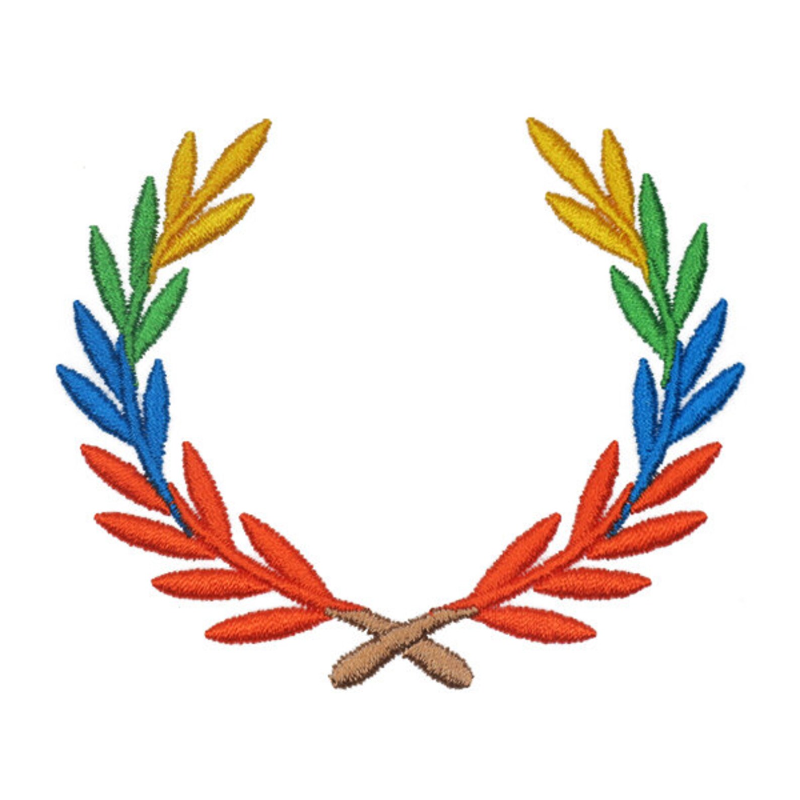 Laurel Wreath Embroidery Design and Frame Instant Download - Etsy