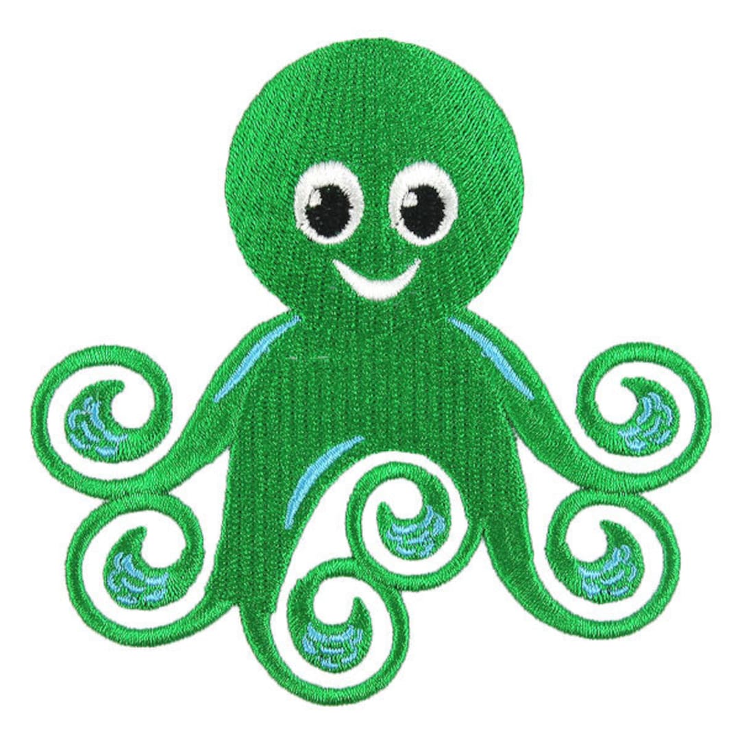 Cute Octopus Embroidery Design Instant Download - Etsy
