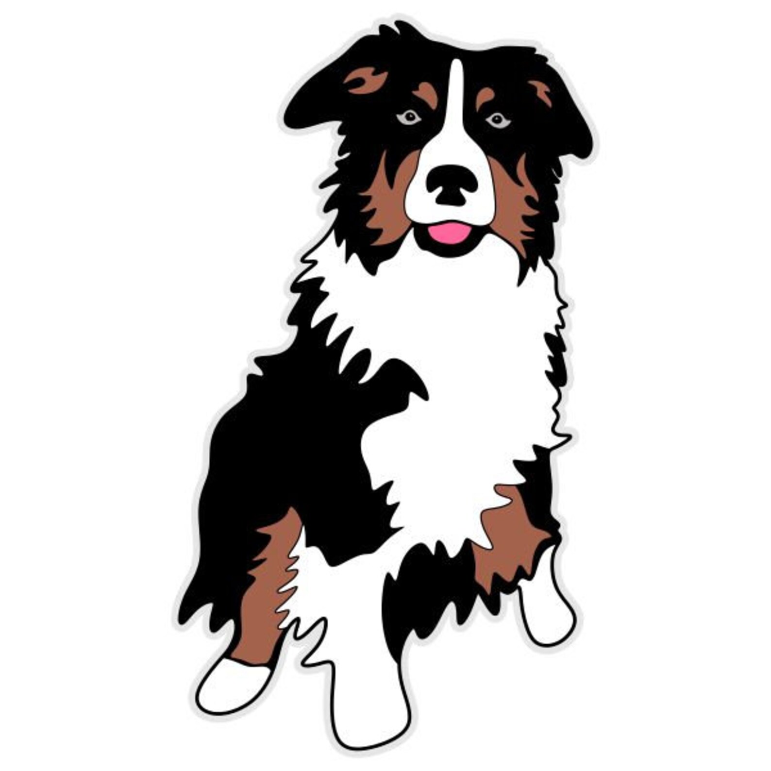 Border Collie Dogs Cuttable Design PNG DXF SVG & Eps File for - Etsy