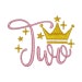 Crown Number Embroidery Design INSTANT DOWNLOAD - Etsy