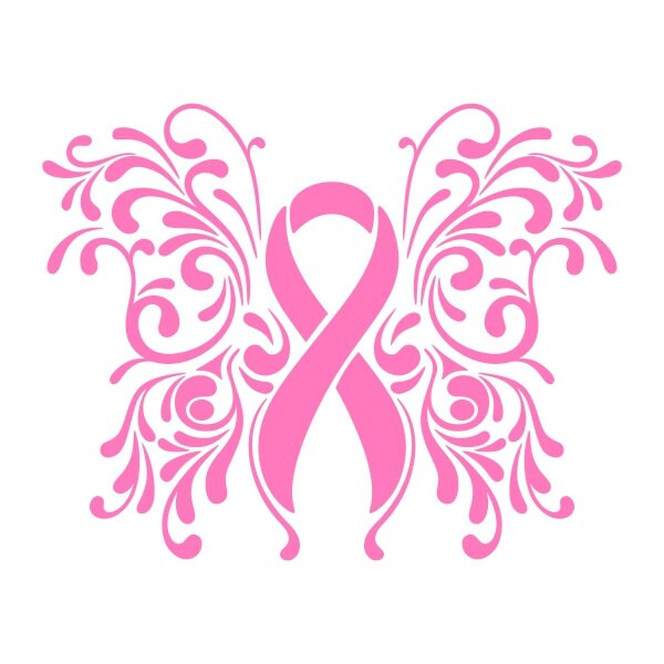 Pink Ribbon Cuttable Design PNG DXF SVG & Eps File for | Etsy